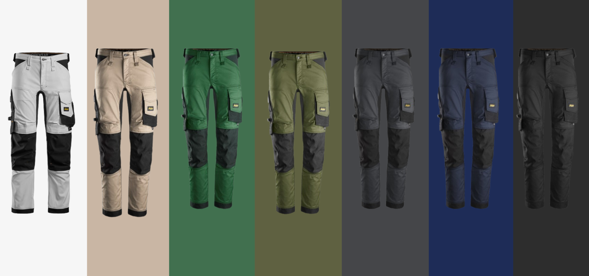 Snickers 6341 & 6241 Allround Work Pants, stretch